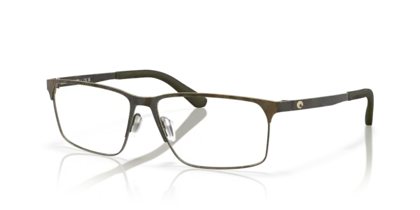 COSTA Rectangle Full Rim Eyeglasses - Weathered Brass