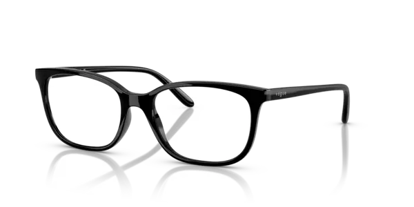 VOGUE EYEWEAR Full Rim Square Frame Eyeglasses - Noir