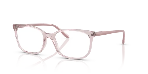 VOGUE EYEWEAR Full Rim Square Frame Eyeglasses - Transparent Pink