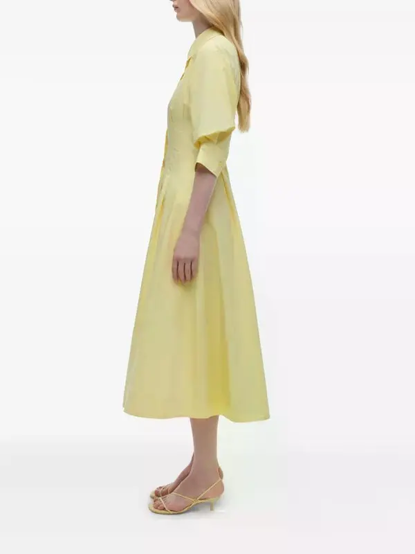 Simkhai Cotton Midi Dress - Neutrals