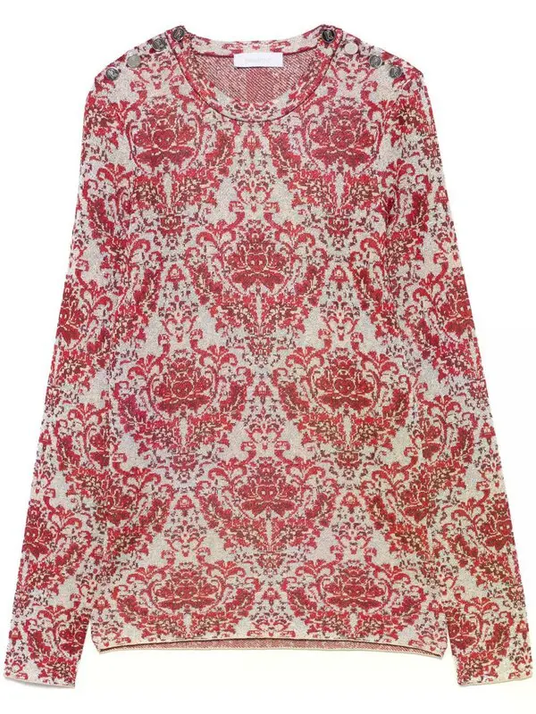 Rabanne Paisley-jacquard Top