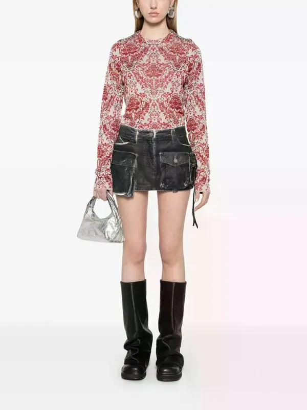 Rabanne Paisley-jacquard Top