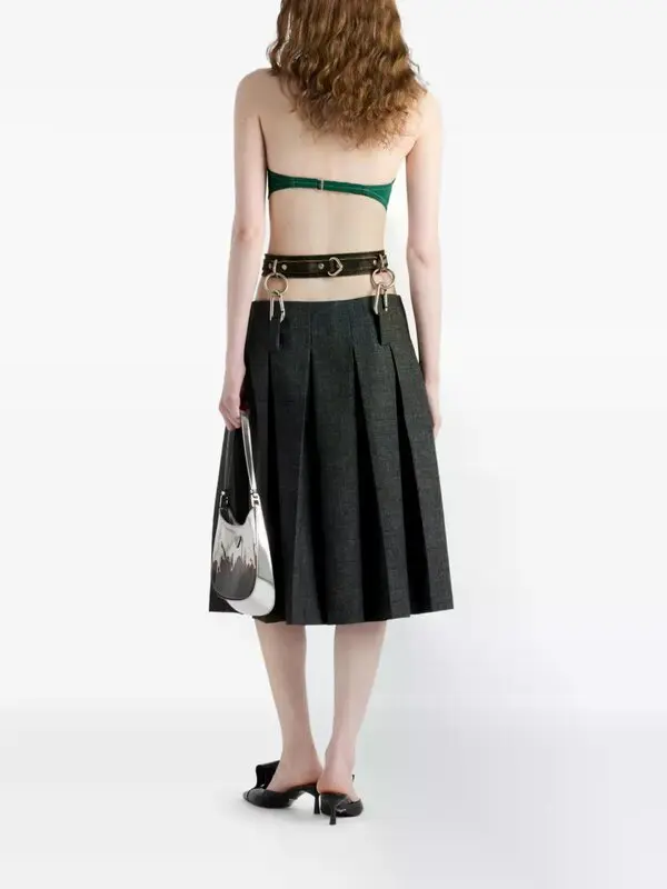 Prada Strapless Cropped Top