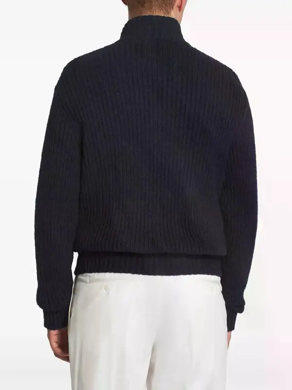 Brioni Chunky-knit Cardigan