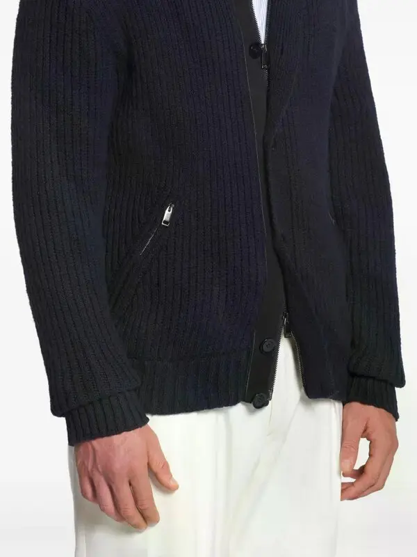 Brioni Chunky-knit Cardigan