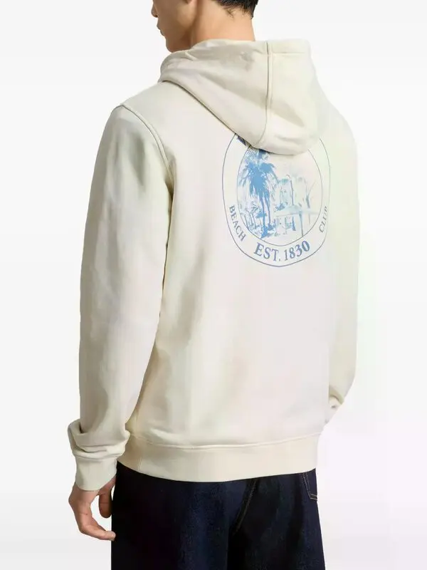 Woolrich Graphic-print Hoodie - Neutrals