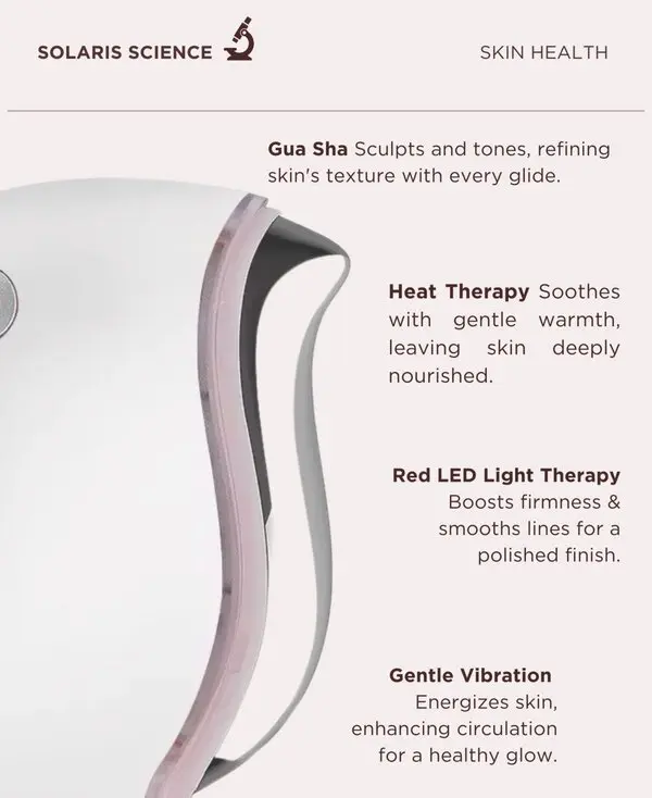 SOLARIS LABORATORIES NY It's Lit Led Gua Sha Facial Massager