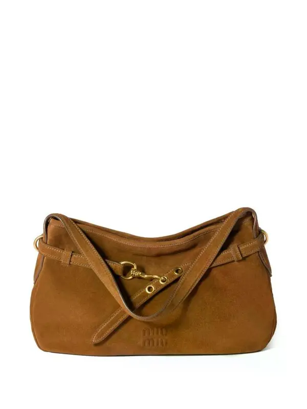 Miu Miu Aventure Shoulder Bag - Brown