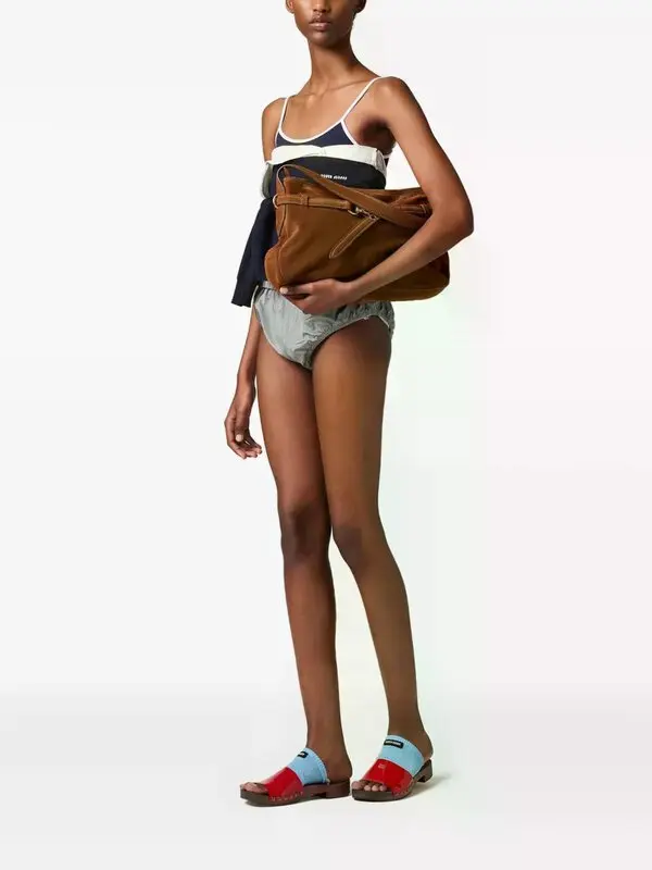 Miu Miu Aventure Shoulder Bag - Brown