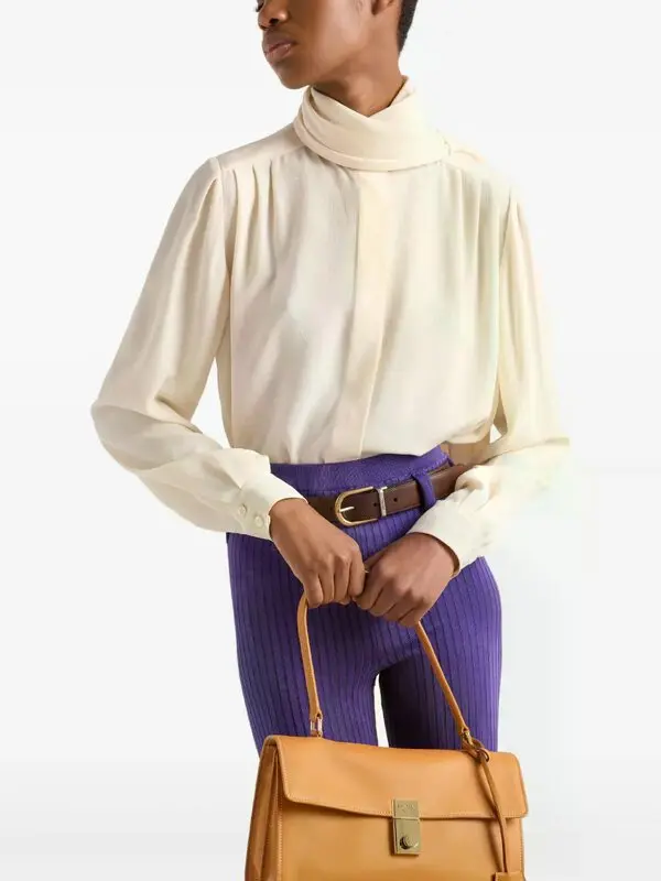 Prada Shirt With Scarf Detail