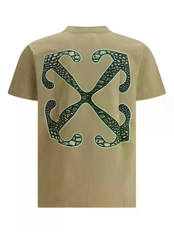 Off-White Croco Arrow T-shirt - Neutrals
