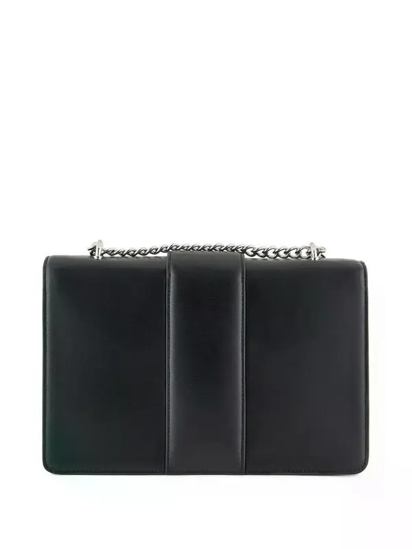 Armani Exchange Logo Plaque Crossbody Bag - Black