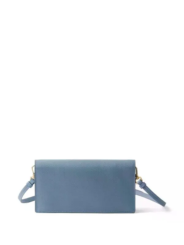 Prada Enamel Triangle Logo Mini-bag - Blue
