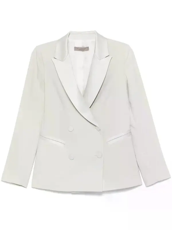 D.exterior Double-breasted Blazer