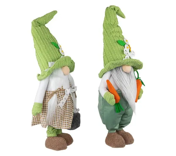 NORTHLIGHT Gardening Gnomes Easter Figurines 5