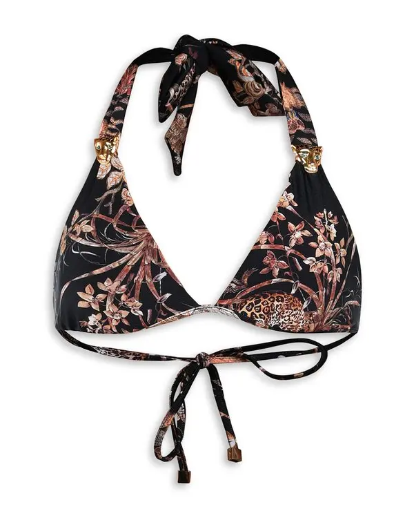L'Agence Annabelle Jungle Triangle Bikini Top