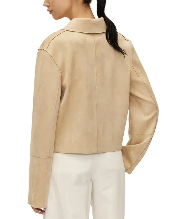 ELODIE THE LABEL Faux Suede Jacket