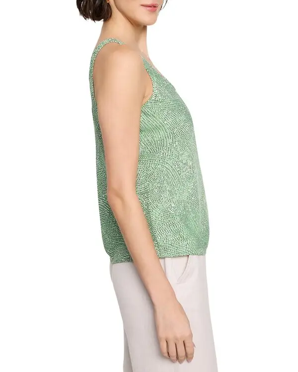 NIC+ZOE Swirling Sands Tank Top - Green Multi