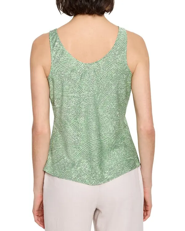 NIC+ZOE Swirling Sands Tank Top - Green Multi