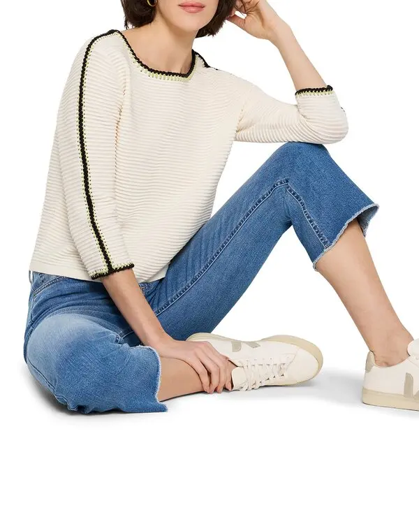 NIC+ZOE Ottoman Stitched Sweater
