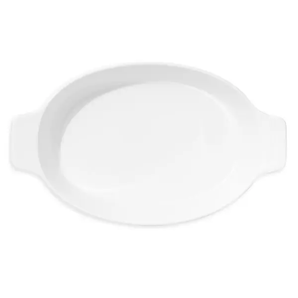 MADE IN Porcelain Oval Baking Dish - White