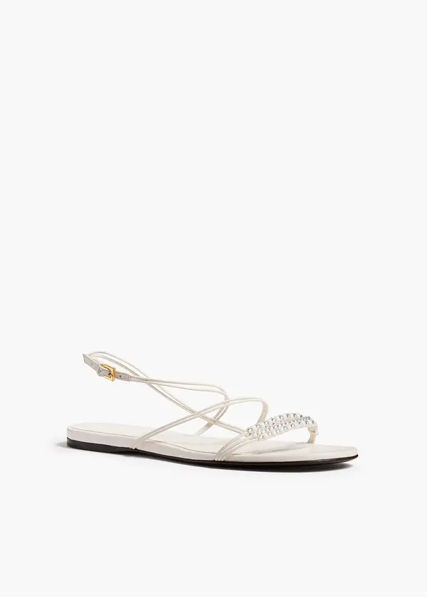 Khaite - Loop Flat Sandal