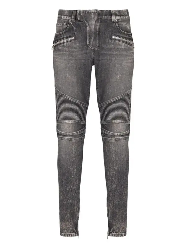 Balmain Slim Biker Jeans