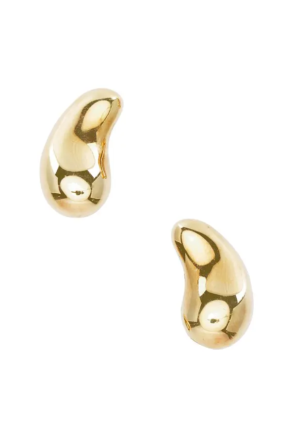 Tiffany & Co. Elsa Peretti 18k Bean Clip-on Earrings - Gold