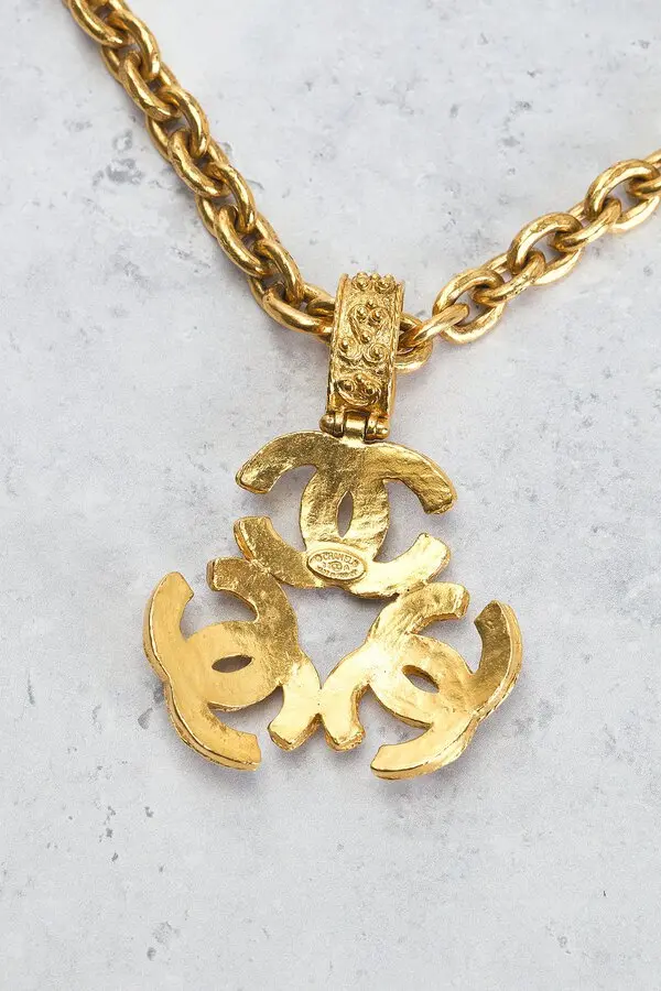 Chanel 1994 Triple Cc Necklace