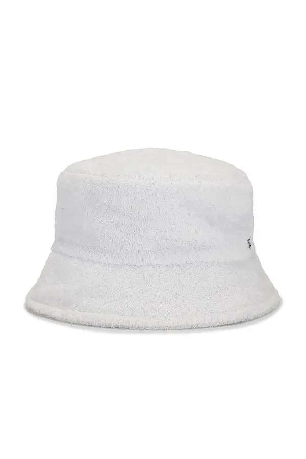 Chanel Terrycloth Cc Bucket Hat - White