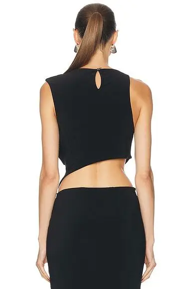 MAY MASHIAH X Fwrd Layla Top - Black