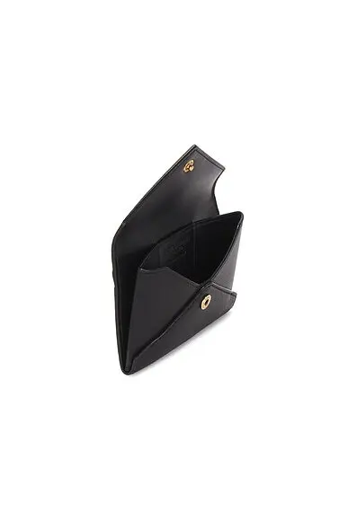 Saint Laurent Flap Card Case - Nero