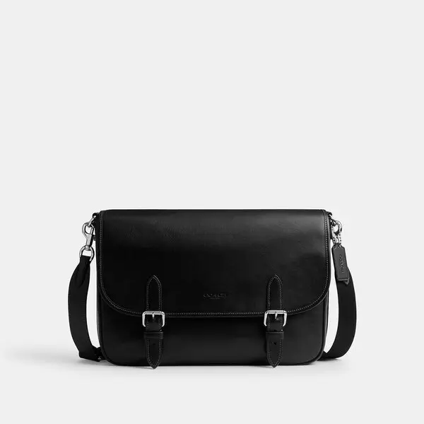 Coach Hitch Messenger Bag - Black