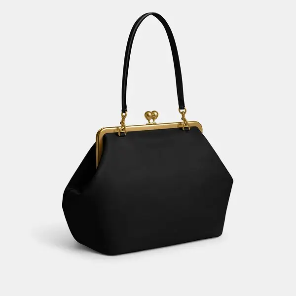 COACH Large Kisslock Frame Bag