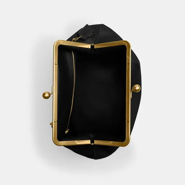 COACH Large Kisslock Frame Bag