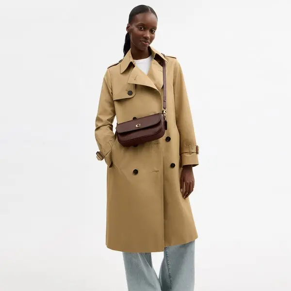 COACH Brook Flap Chain Bag - Brass/maple