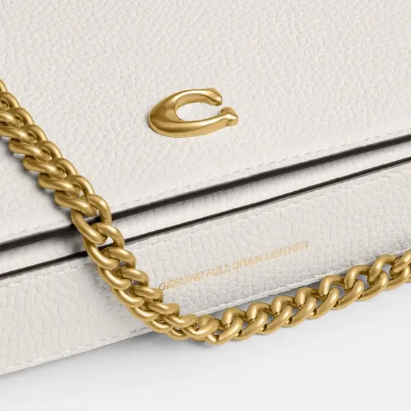COACH Mila Crossbody Bag With Signature Canvas - Brass/chalk