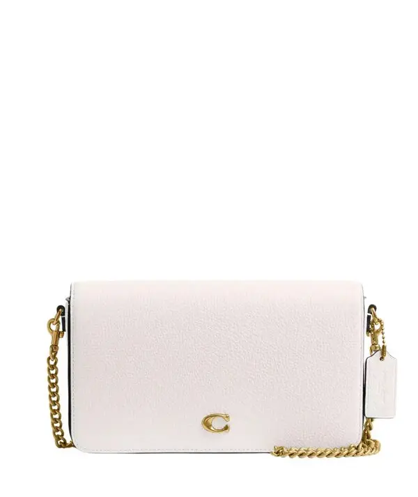 COACH Mila Crossbody Bag With Signature Canvas - Brass/chalk