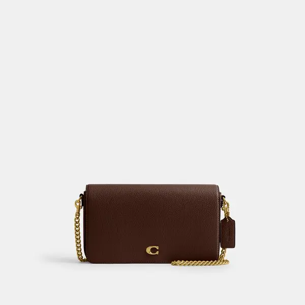 COACH Mila Crossbody Bag With Signature Canvas - Brass/maple