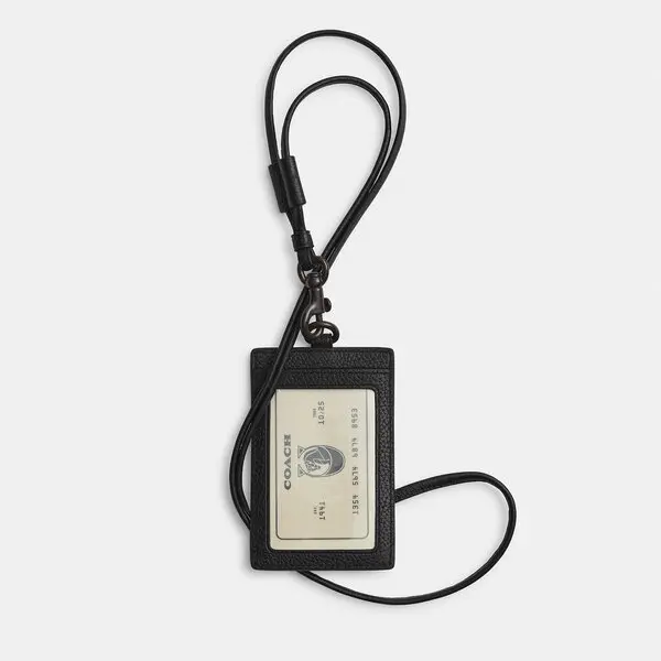 COACH Id Lanyard - Black