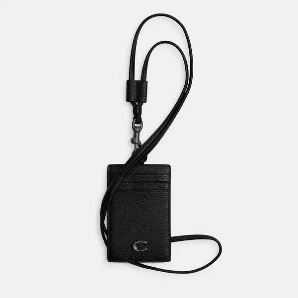 COACH Id Lanyard - Black
