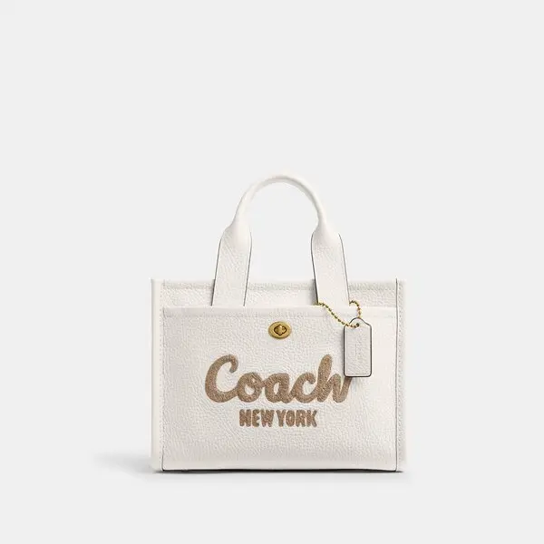 COACH Cargo Tote Bag 26 - Brass/chalk