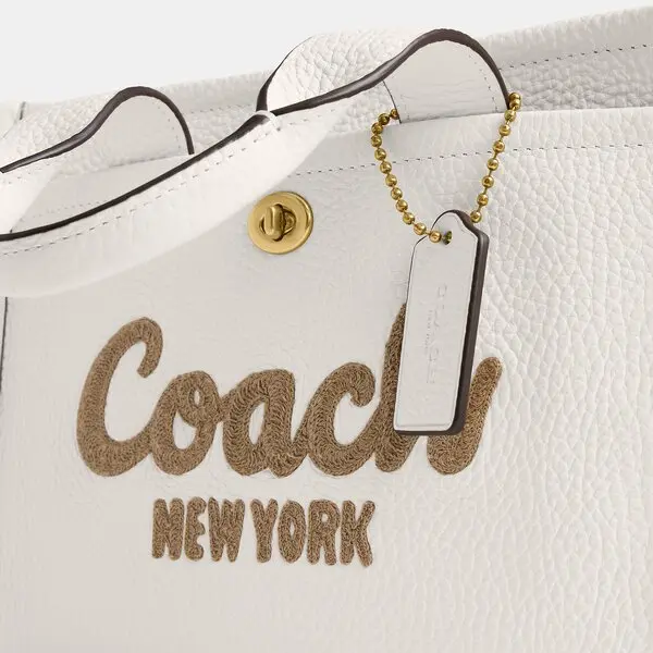 COACH Cargo Tote Bag 26 - Brass/chalk
