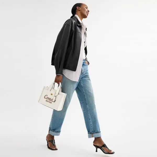 COACH Cargo Tote Bag 26 - Brass/chalk