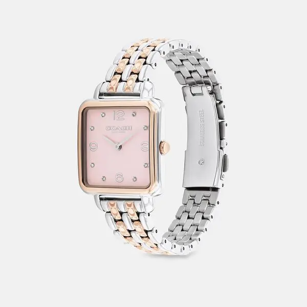 COACH Cass Watch, 28mm - Silver/rosegold