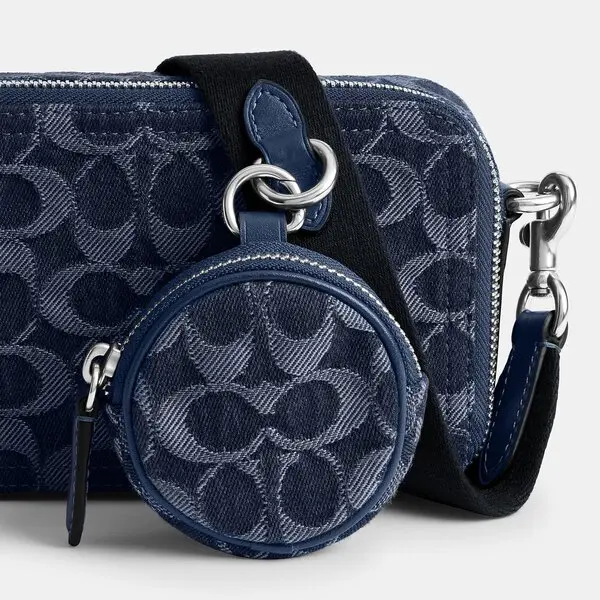 Coach Charter Slim Crossbody Bag In Signature Denim