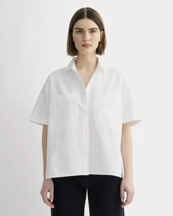 Everlane Boxy Oxford Shirt - White