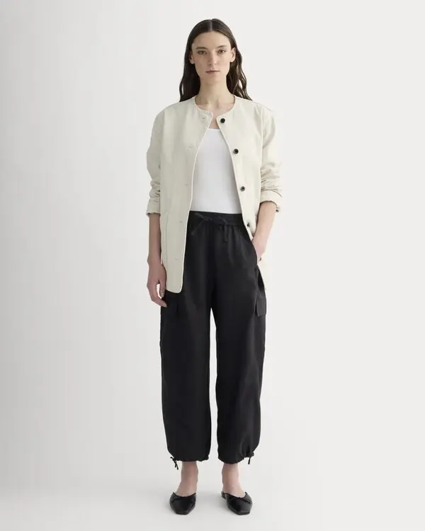Everlane Linen Cargo Curve Pant