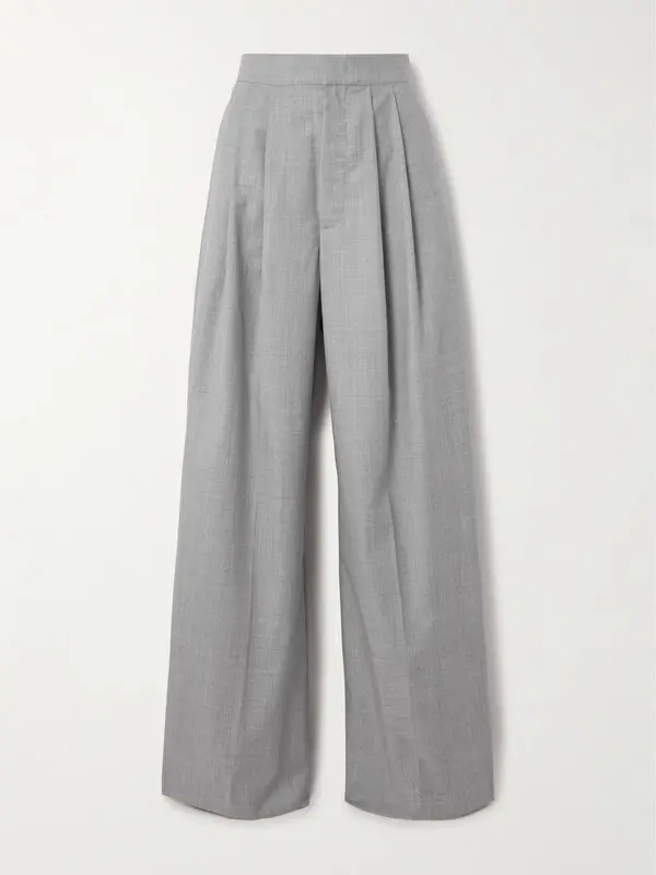 Sasuphi Lauren Pleated Wide-leg Pants