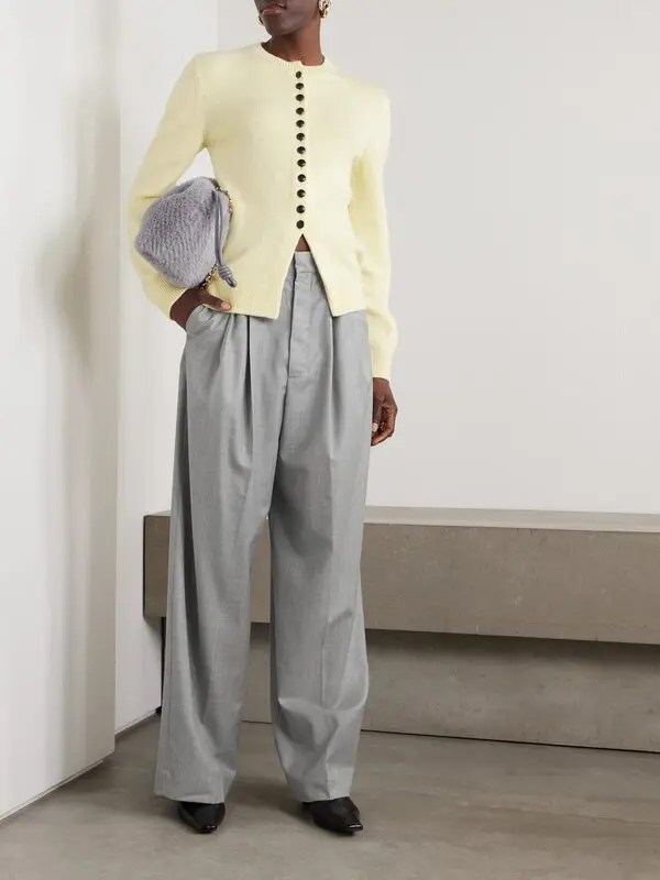 Sasuphi Lauren Pleated Wide-leg Pants